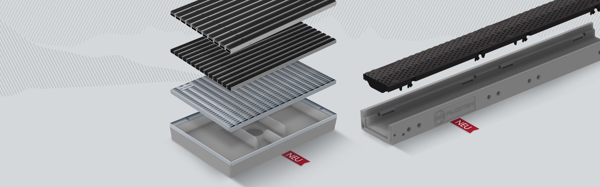 Innovative drainage channels & systems | BG Graspointner